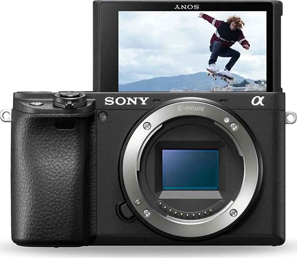 Sony Alpha ILCE-6400 24.2MP Mirrorless DSLR Camera with Sony E-Mount 70 ...
