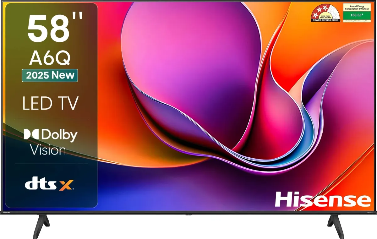 Hisense A6Q 58 inch Ultra HD 4K Smart LED TV (58A6Q) - Price in India ...