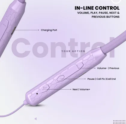 AMS NB-102 Wireless Neckband Price in India 2025, Full Specs & Review | Smartprix