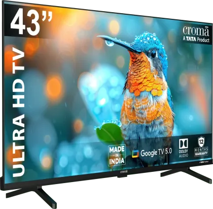 Croma CREL043UGL024651 43 inch Ultra HD 4K Smart LED TV Price in India ...