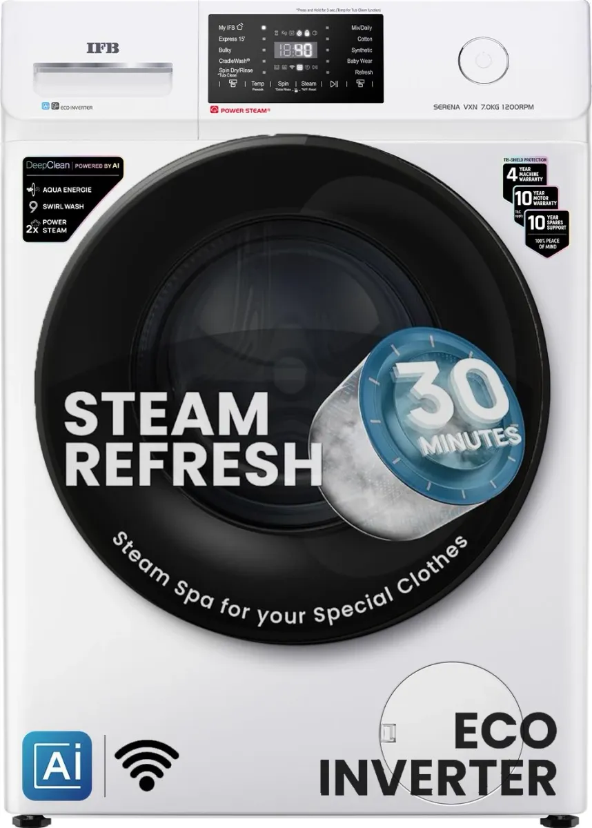 IFB SERENA VXN 7012 7 kg Fully Automatic Front Load Washing Machine ...