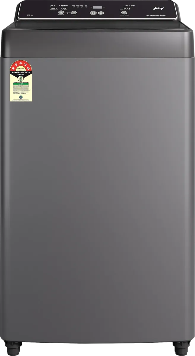 Godrej WTEON VAL 75 5.0 FDAG 7.5 Kg Fully Automatic Top Loading Washing ...