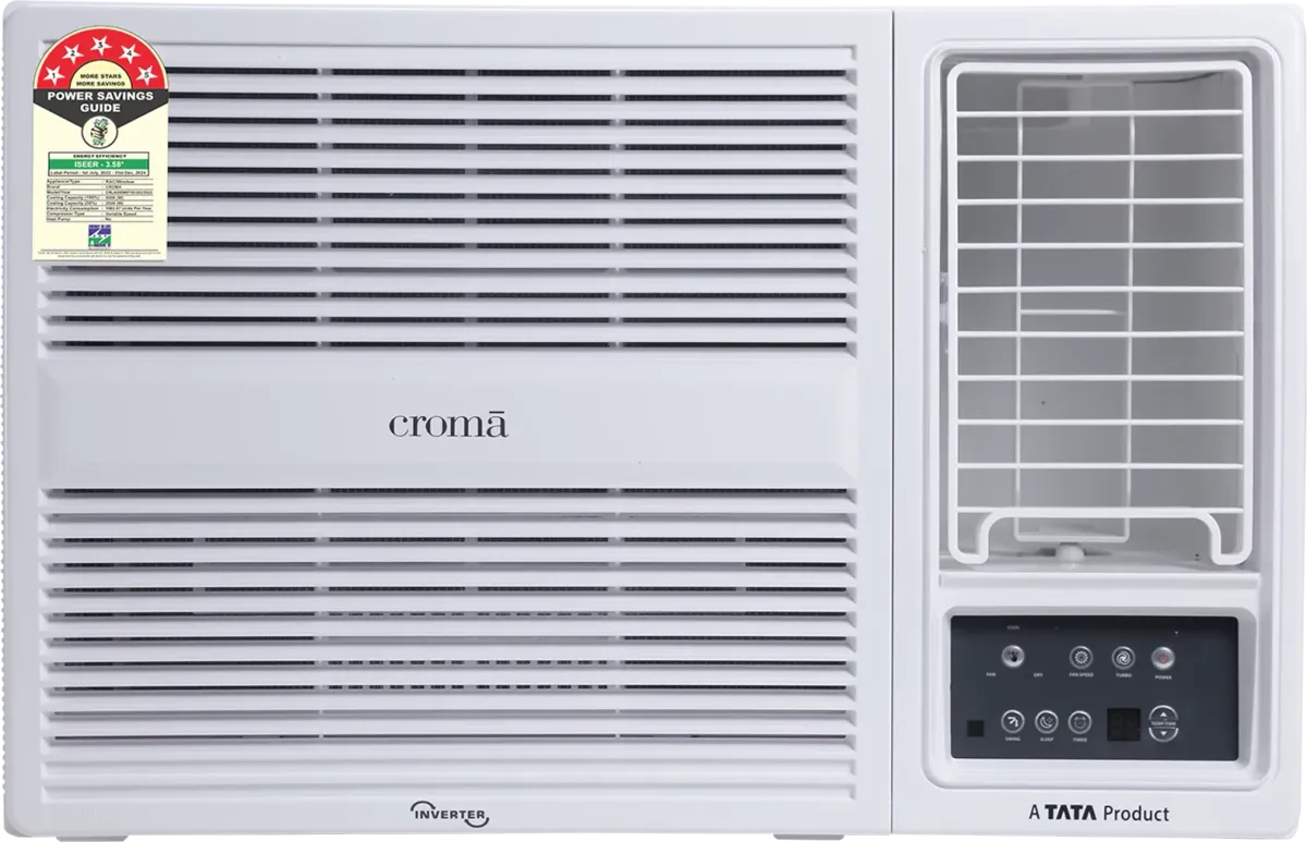 Croma CRLA018WIF193352 1.5 Ton 5 Star 2022 Inverter Window AC - Price ...