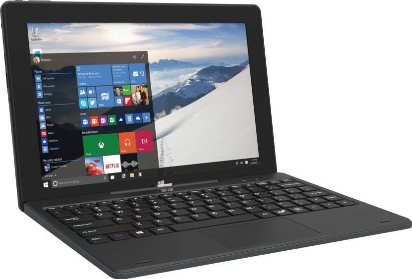 Acer Switch One SW110-1CT (UT.709SI.001) Laptop (Atom Quad Core/ 2GB ...