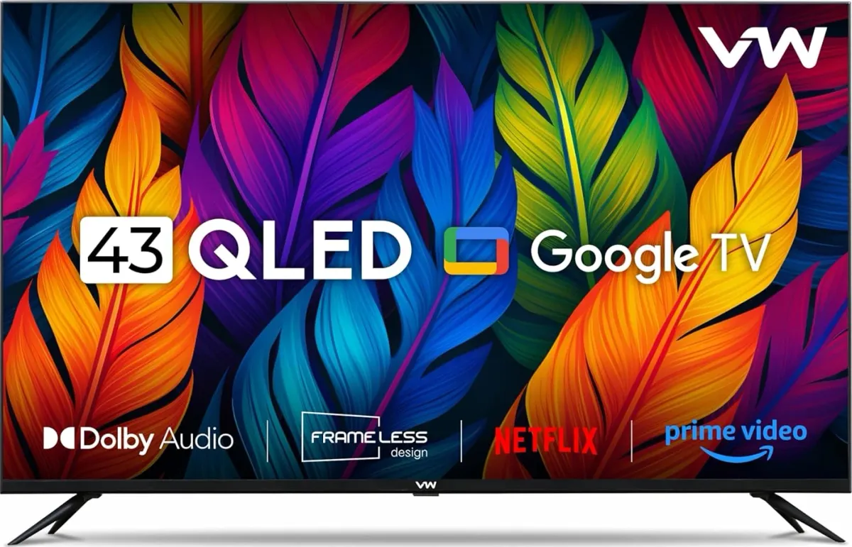 VW VW43GQ1 43 inch Ultra HD 4K Smart QLED TV Price in India 2026, Full ...