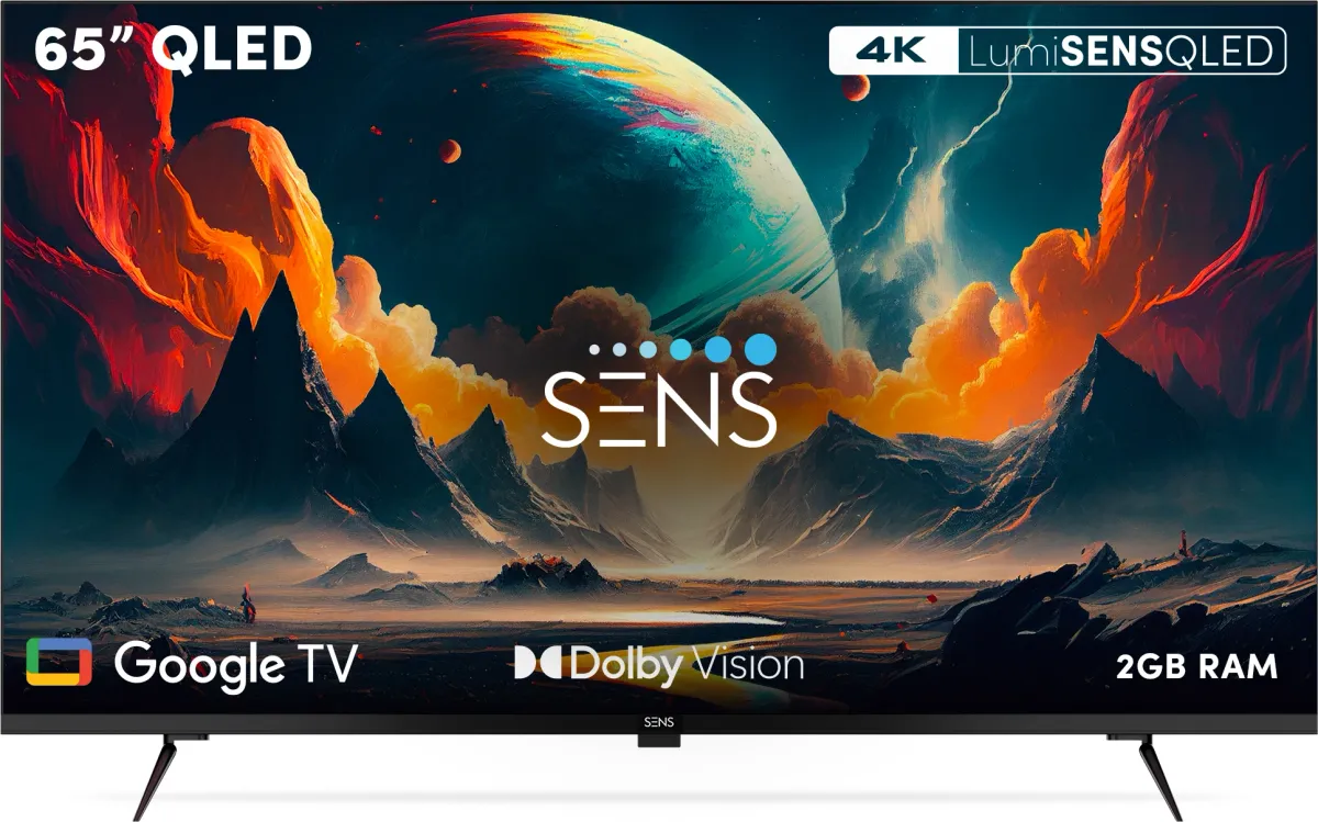 SENS Dwinci 65 inch Ultra HD 4K Smart QLED TV (SENS65WGSQLED) - Price ...