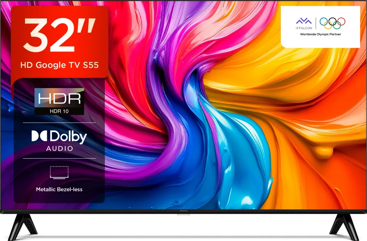 iFFALCON S55 32 inch HD Ready Smart LED TV (32S55) Price in India 2025, Full Specs & Review ...