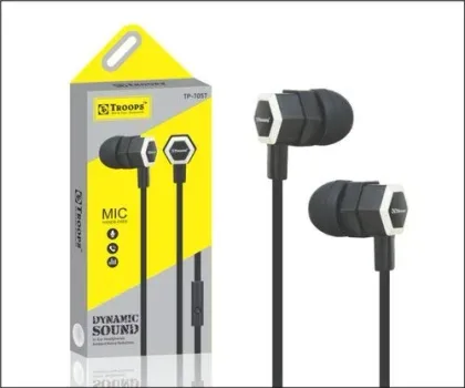TP TROOPS TP-7057 Wired Earphones Price in India 2025, Full Specs ...