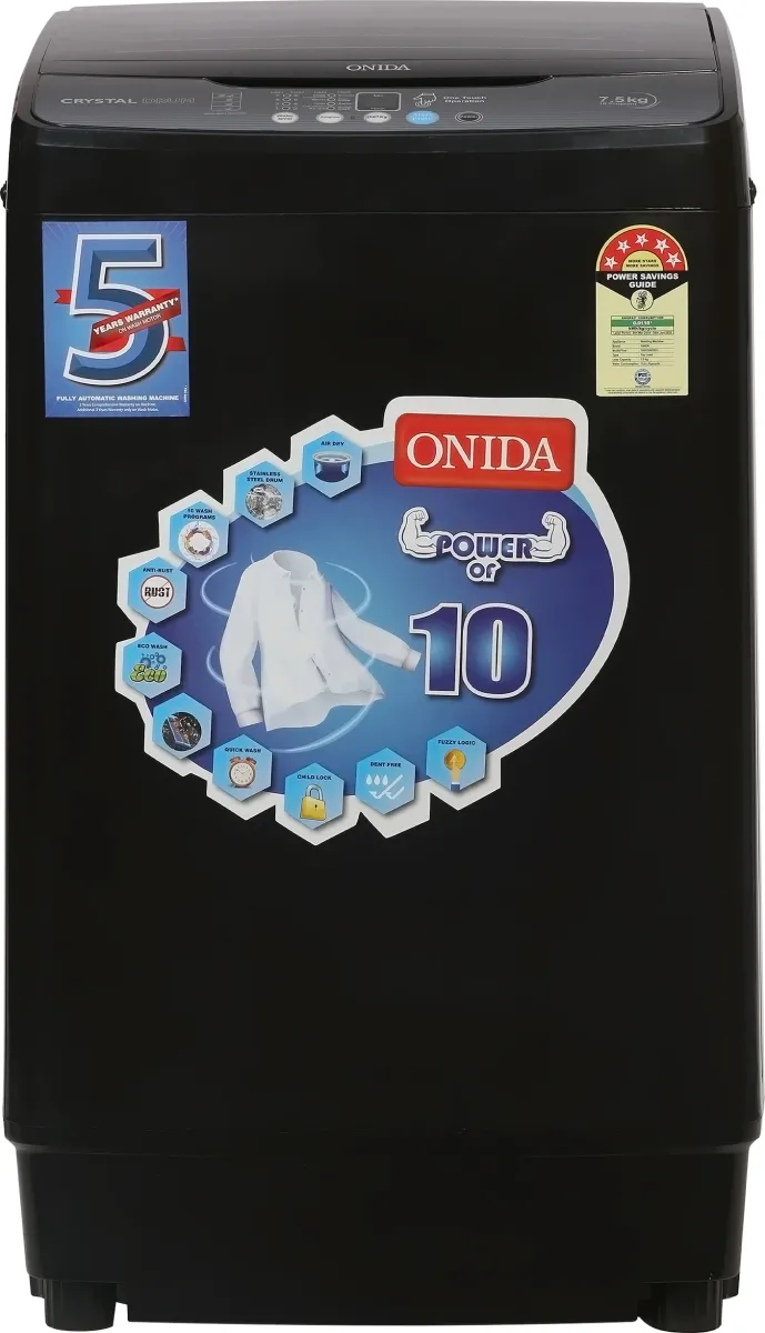 Onida T80CGN 7.5 Kg Fully Automatic Top Load Washing Machine Price in India 2025, Full Specs ...
