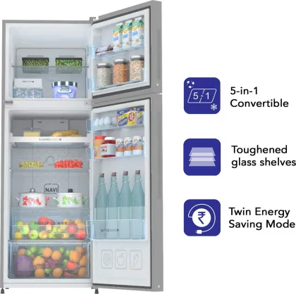 Haier HRF-2902CSG-P 240 L 2 Star Double Door Refrigerator Price in India 2025, Full Specs ...