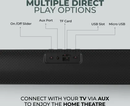 pTron Fusion Evo V3 12W Bluetooth Soundbar - Price in India (May 2026 ...
