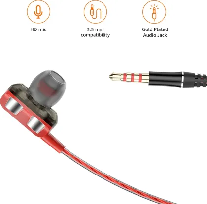 AmazonBasics WE-01 Wired Earphones Price in India 2025, Full Specs ...