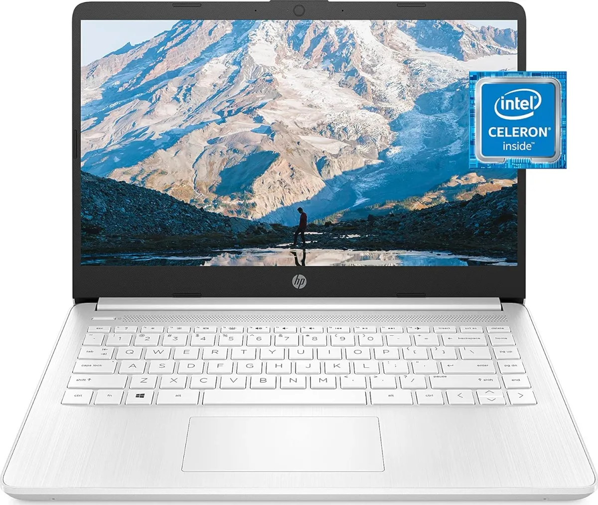 HP 14-dq0040nr Laptop (Intel Celeron N4020/ 4GB/ 64GB eMMC/ Win 11 ...