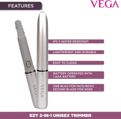 Vega Ezy 2-in-1 Unisex VHBT-02 Trimmer - Price in India (Apr 2026 ...