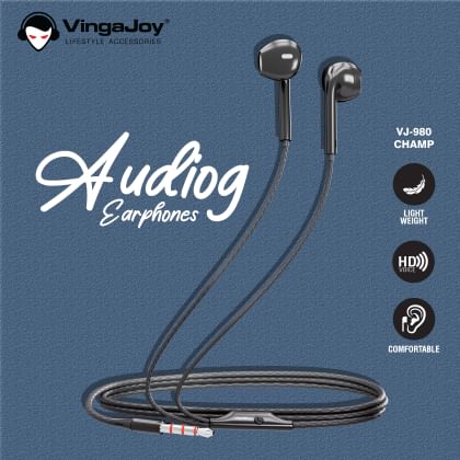 Vingajoy VJ-980 Wired Earphones Price in India 2024, Full Specs ...