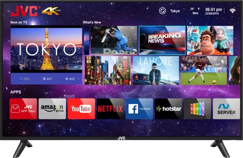 JVC LT-49N7105C 49-inch Ultra HD 4K Smart LED TV Price in India 2025 ...