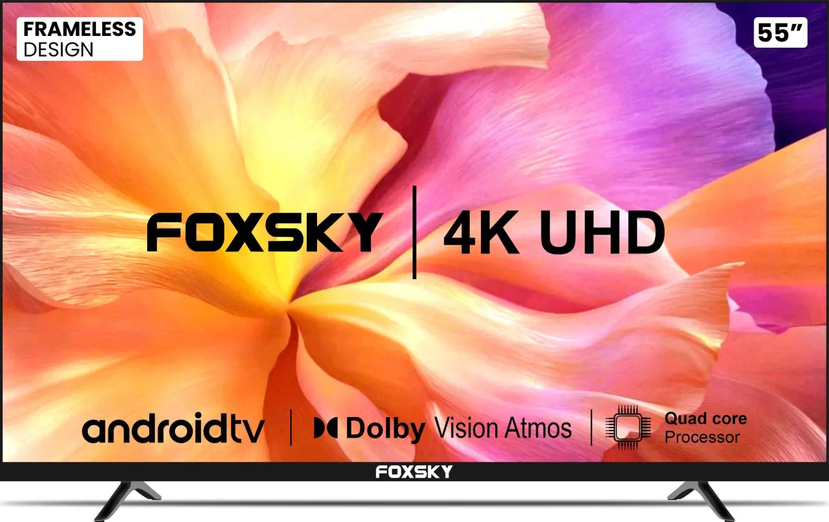 Foxsky 55 inch Ultra HD 4K Smart LED TV Price in India 2025, Full Specs ...