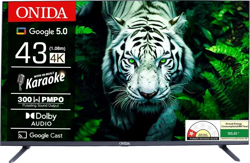 Onida Karaoke Series 43 inch Ultra HD 4K Smart LED TV (43UGF) - Price ...
