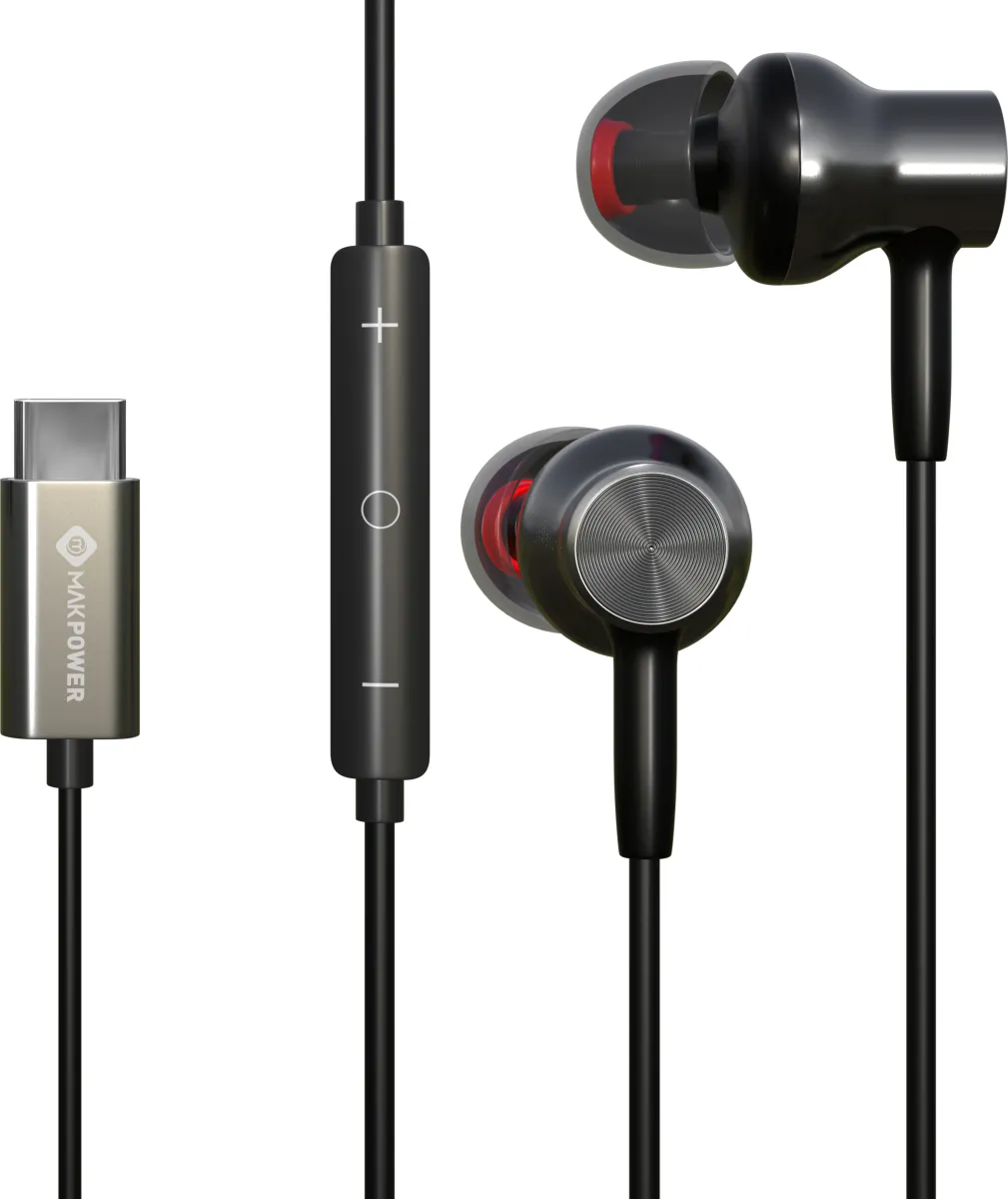 MAK Power HF-805 Type-C Wired Earphones Price in India 2025, Full Specs ...