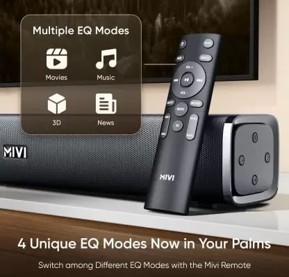 Mivi Fort H120 120W Bluetooth Soundbar Price in India 2024, Full Specs & Review | Smartprix